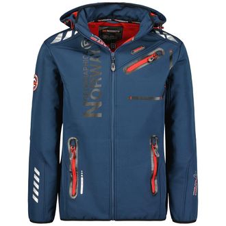 Geographical Norway Royaudb Men Softshelljacke Distribrands Production mit Kapuze Wasserdicht Outdoor Taktische Atmungsaktive Jacke f&uuml;r Wandern Skifahren Herbst Winter Fr