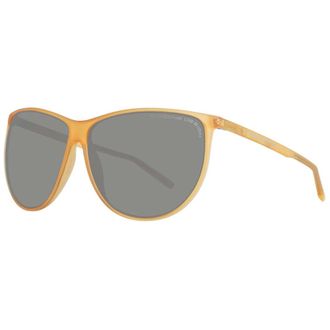Porsche Design Femme, Accessoires, Jaune, Taille: ONE Size Lunettes de Soleil Jaunes pour Femmes Style Papillon