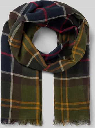 Barbour Schal aus Baumwoll-Leinen-Mix Modell WELTON
