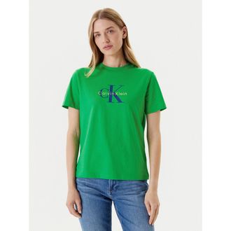 Calvin Klein Jeans T-Shirt Hero Classic LV047B865G Gr&uuml;n Regular Fit