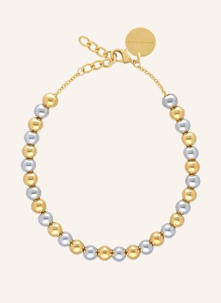Vanessa Baroni Vanessa Baroni Halskette Mini Beads Necklace Bicolor By Glambou gold