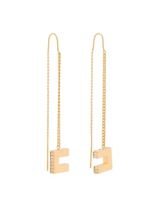 Elisabetta Franchi Ohrringe OR-33A-66E2-V240 Goldfarben