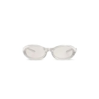 Diesel unisex, Accessoires, Gris, Taille: 51 MM Oval Lunettes de soleil