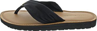 Tommy Hilfiger Damen Flip Flops Zehentrenner, Schwarz (Black), 37