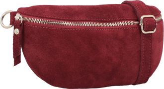 Gusti Leder G&uuml;rteltasche Brinja - Bauchtasche Umh&auml;ngetasche Crossbody Tasche Ledertasche Damen Dunkelrot Leder