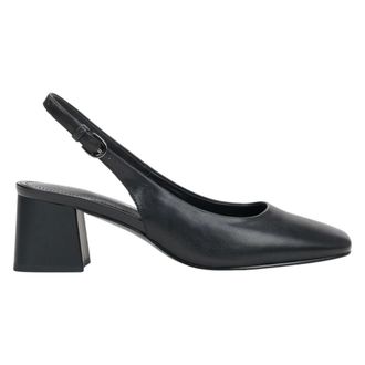 Estro & Luminara Femme, Chaussures, Noir, Taille: 40 EU Escarpins Slingback &agrave; Talon Bloc Carr&eacute;