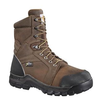 Carhartt Work in Progress Mens 8 Rugged Flex MET Guard-M, Dark Brown Oil Tanned, 8.5 W US