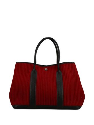 Herm&egrave;s sac cabas Garden (2006) - Rouge