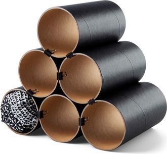 Corpus Delicti Loop - das Flexible Schalregal aus Hartpapier - Ordnungssystem und Organizer f&uuml;r Kleiderschrank und Regal zur Aufbewahrung von T&uuml;chern, Schals (6 H&uuml;ls