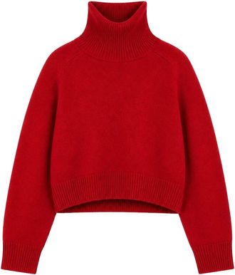 Vanessa Bruno Femme, Pulls, Rouge, Taille: 40 FR Col roul&eacute;s