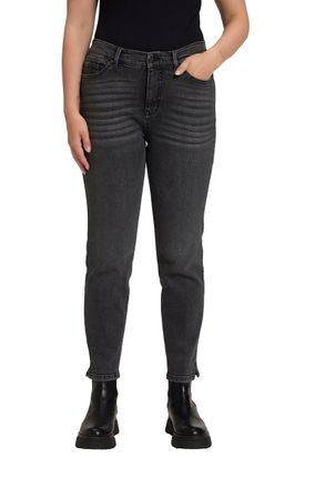 Ulla Popken Damen Hose Sarah Jeans, blau, 56W / 32L
