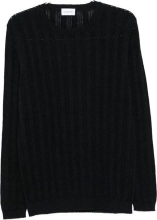 Scaglione Homme, Pulls, Noir, Taille: XL Tricot ras du cou