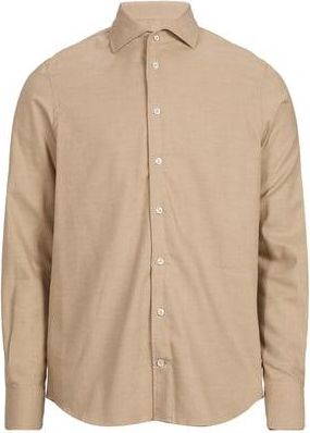 Aur&eacute;lien Chemise slim en coton et laine
