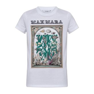 Max Mara Femme, Tops, Blanc, Taille: 42 FR T-shirt Spadino