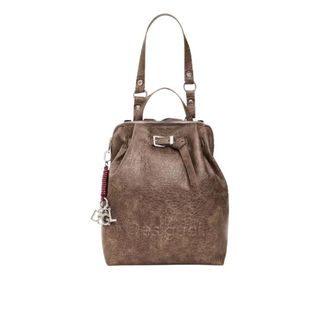 Desigual Sac &agrave; dos moyen rembourr&eacute; - Femme - Sacs - Brun - Taille: ONE Size