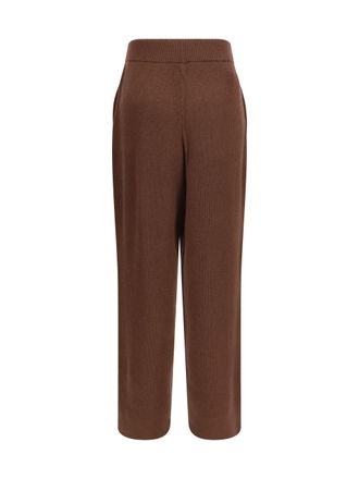 Brunello Cucinelli Cashmere-Blend Trousers - Brown