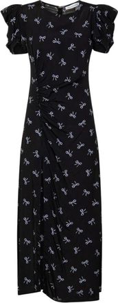 Mar De Margaritas Femme, Robes, Noir, Taille: 40 FR Fiocco Maxi Dress
