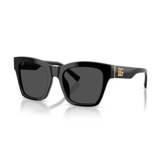 Dolce & Gabbana Eckige Sonnenbrille - - Accessories - Damen - Schwarzk - 53 MM