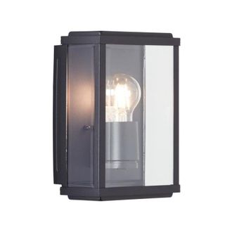 Brilliant Applique murale ext&eacute;rieure GAIA - BRILLIANT - Noir - M&eacute;tal/Verre - E27 1x60W