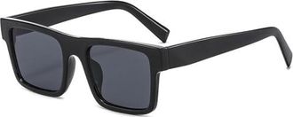 Generic Lunettes De Soleil Carr&eacute;es &Agrave; Petite Monture For Hommes Et Femmes, Id&eacute;ales For Les Vacances, Trajets Quotidiens Activit&eacute;s Plein Air(Black)
