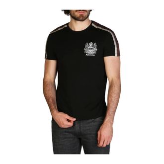 Aquascutum Homme, Tops, Noir, Taille: L T-Shirt Homme avec Logo