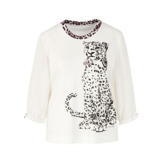 Marc Cain Blusenshirt mit Leo-Print