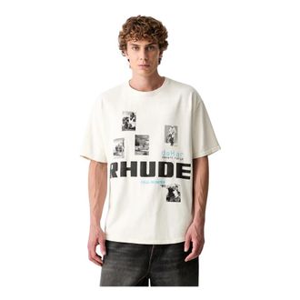 Rhude T-Shirts - - Tops - Herren - Beige - M