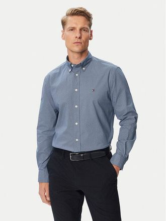 Tommy Hilfiger Hemd MW0MW44580 Blau Regular Fit