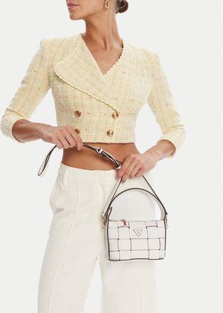 Guess Handtasche Maylee Mini HWWG96 61720 Wei&szlig;