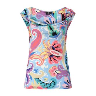 Etro Paisley Wasserfall Top - - Tops - Damen - Mehrfarbig - S