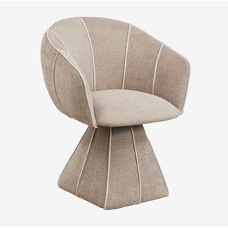 Sklum Chaise de salle &agrave; manger pivotante rembourr&eacute;e Tallin SKLUM