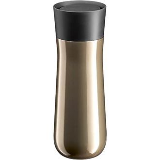 WMF Impulse Gobelet isotherme 350 ml avec fermeture automatique, ouverture &agrave; 360 &deg;, garde les boissons chaudes pendant 8h / 12h froides, marron