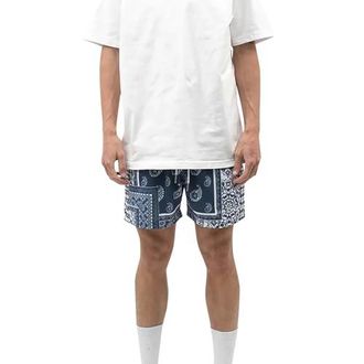 Generic Short court pour homme - Short de sport en plein air - Pour l&eacute;t&eacute; - Nouveau sport - Course &agrave; pied - Short de basket-ball imprim&eacute;, Marine, XXL