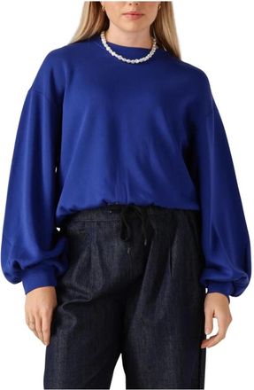 Moss Copenhagen Damen, Sweatshirts & Hoodies, Blau, XS/SGr&ouml;&szlig;e