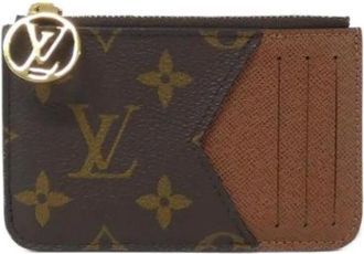 Louis Vuitton unisex, Pre-owned, Brun, Taille: ONE Size Portefeuille en toile Pre-owned