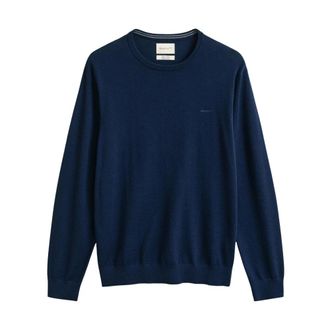 GANT Pull &agrave; col rond - Homme - Pulls - Bleu - Taille: L