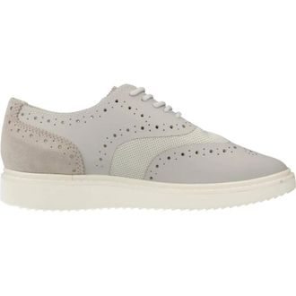 Geox Stilvolle Schn&uuml;rschuhe f&uuml;r Frauen - - Shoes - Damen - Grau - 36 EU