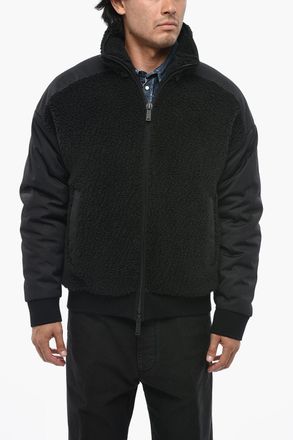 Dsquared2 ICON Padded Jacket with Faux Fur Details Dsquared2