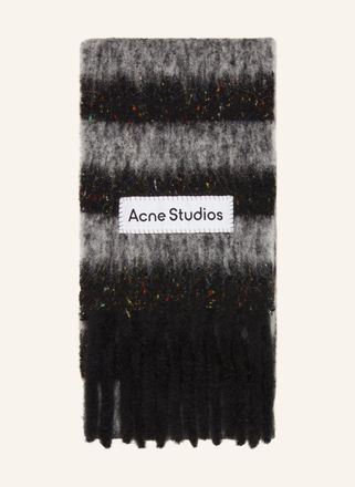 Acne Studios Schal Mit Alpaka schwarz