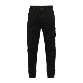 Stone Island Homme, Pantalons, Noir, Taille: W34 V&ecirc;tements D&eacute;contract&eacute;s Noirs pour Hommes