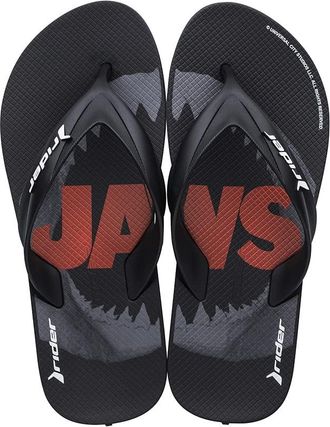 Ipanema Rider Blockbuster Kids Flipflop, 21272 Schwarz/Dunkelgrau/Rot, 30 EU