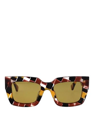 Bottega Veneta Lunettes De Soleil - Multicolore