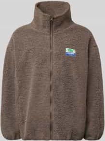 American Vintage Fleecejacke mit Label-Detail Modell HOKTOWN