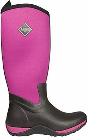 The Original Muck Boot Company Arctic Adventure, Bottes montantes au genou à doublure chaude femme, Noir (black/maroon), 39.5
