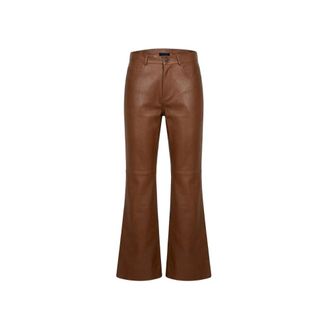 Haikure Femme, Pantalons, Brun, Taille: W26 Flora Silky Leather Jeans