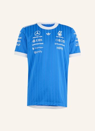 adidas Mercedes Amg Petronas Formel 1 Team Blue Wonder Authentic Driver Trikot blau