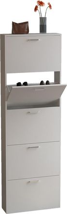 VCM Holz Regal Kipper Schuhregal Schuhschrank Schuhkipper 5 Sulos XL