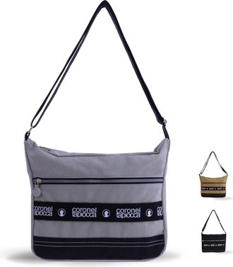 Coronel Tapiocca Womens Bandolera Albertina Damen-Umh&auml;ngetaschen, Elfenbein