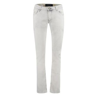 Hand Picked Orvieto Slim Fit Jeans - - Jeans - Herren - Grau - W32