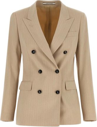 Tagliatore Femme, Vestes, Beige, Taille: 46 FR Parigi Double-Breasted Blazer